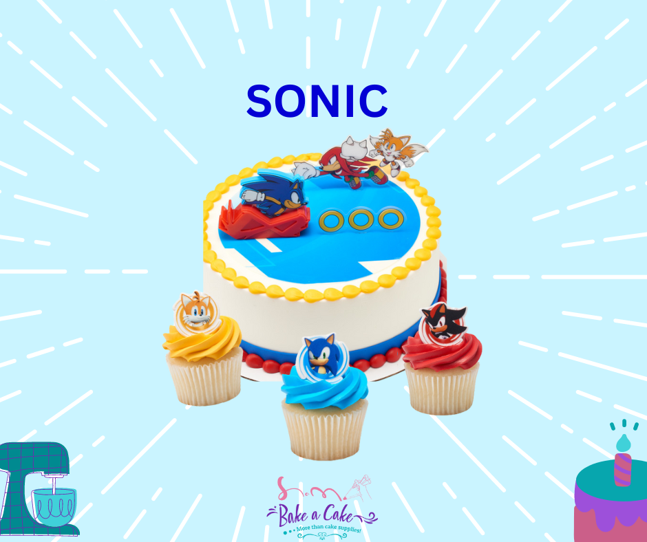 Sonic the Hedgehog Cake Topper! – Bake a Cake